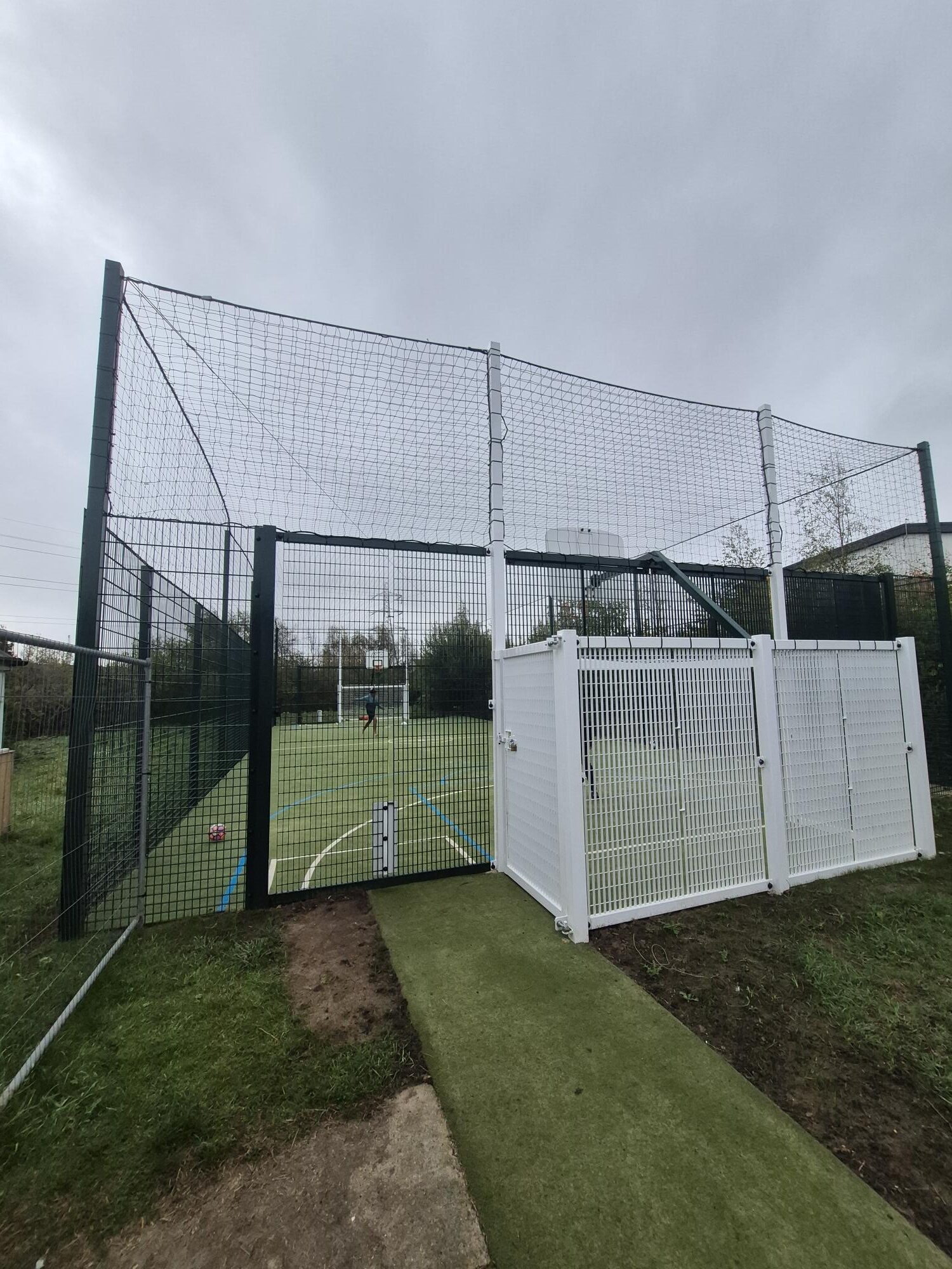 Multi-Use Games Area (MUGA) and climbing frame @ Backworth - Parkside ...